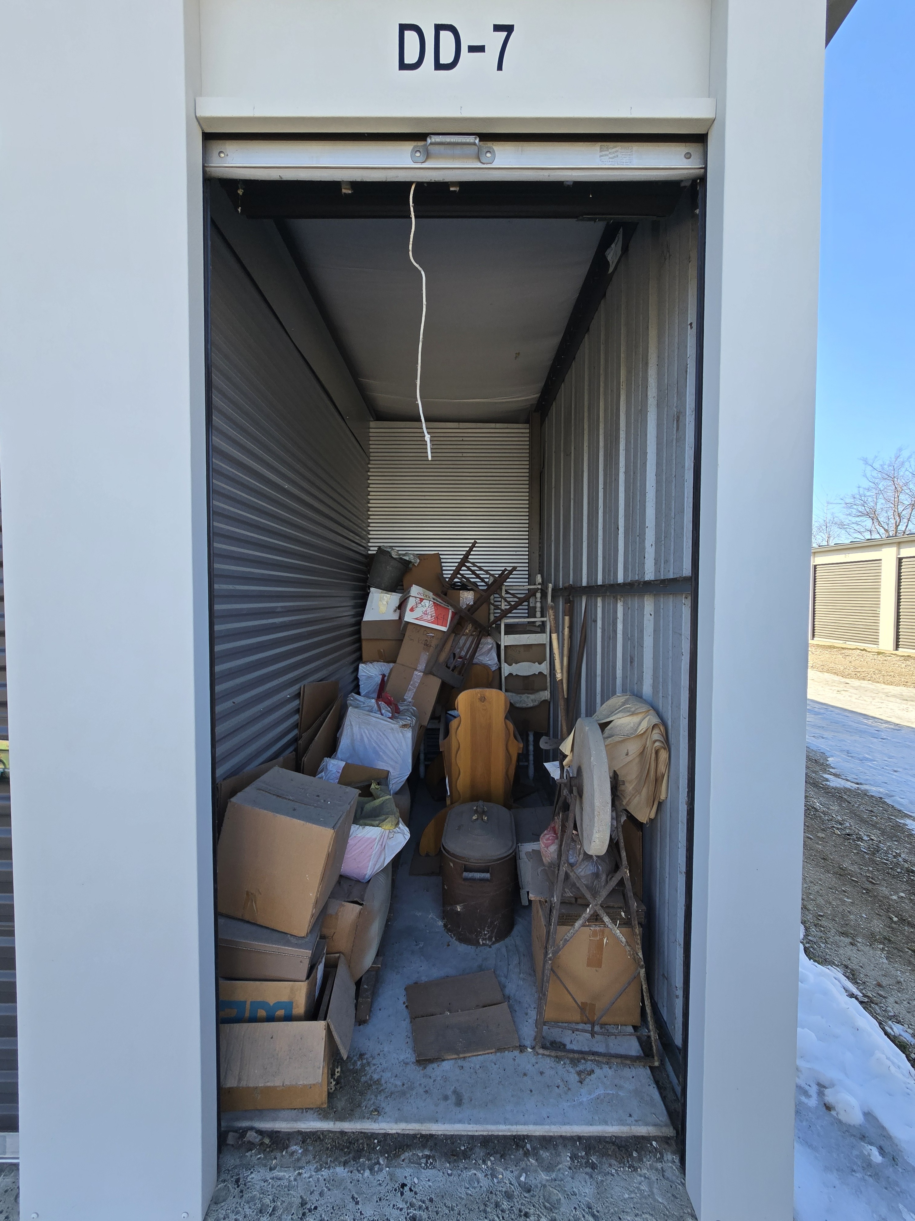 Storage Unit Auction in Vincennes, IN at A-1 Executive Storage ends on 24th February, 2025 11:09 AM