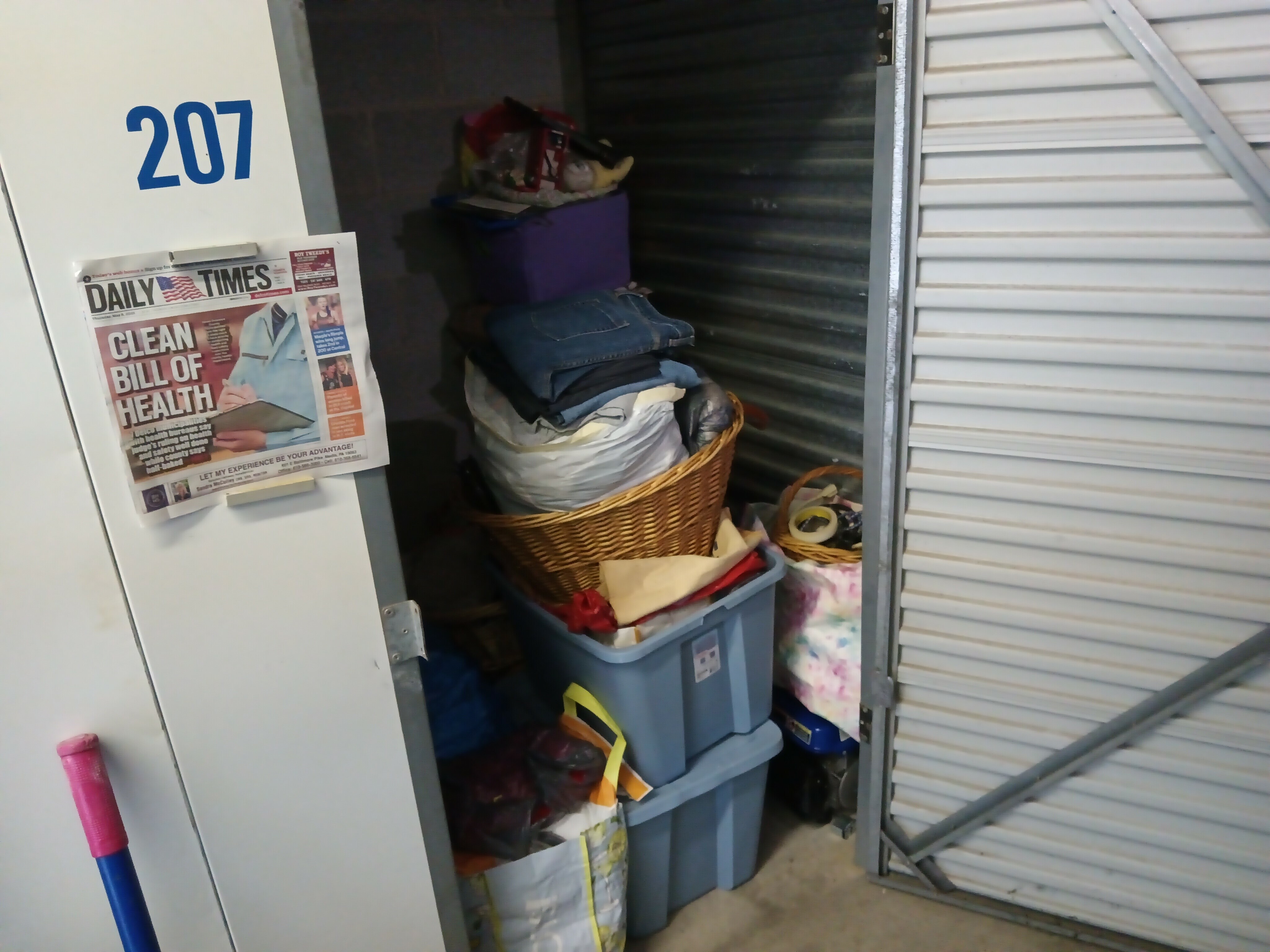 Storage Unit Auction in Media, PA at A STORAGE DEPOT - ASTON ends on ...
