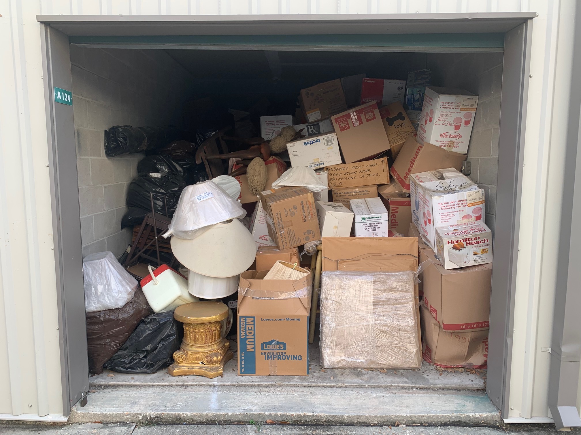 Storage Unit Auction in Metairie, LA at Clearview Mini Storage ends on ...